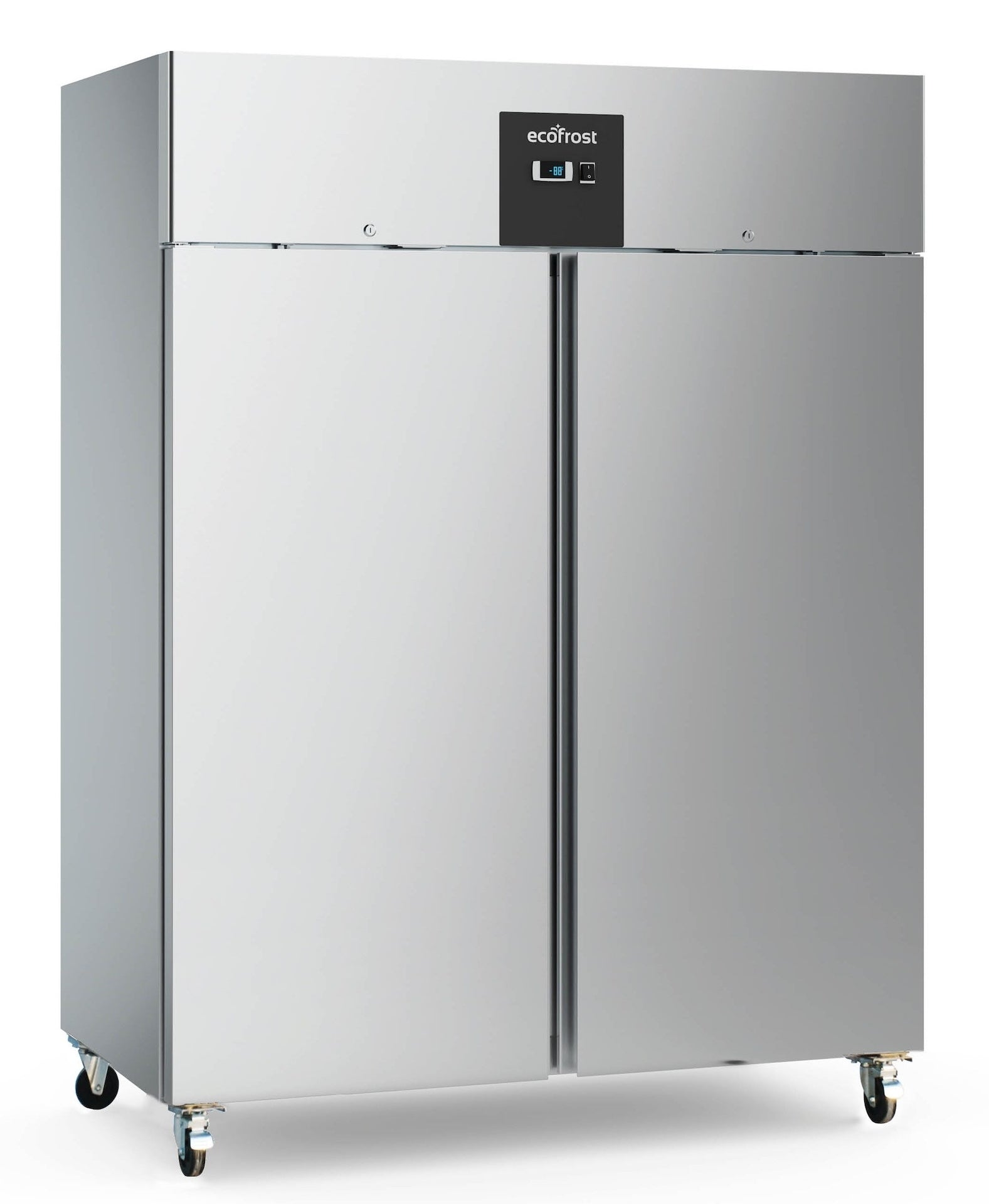 Combisteel Ecofrost Upright Double Door Stainless Steel Fridge 1300 Li ...
