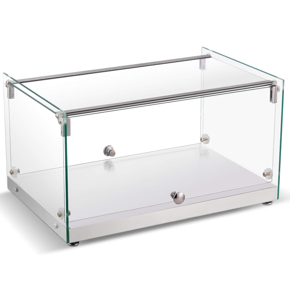 Empire Flat Glass Countertop Display Case – Ambient Commercial Showcas ...