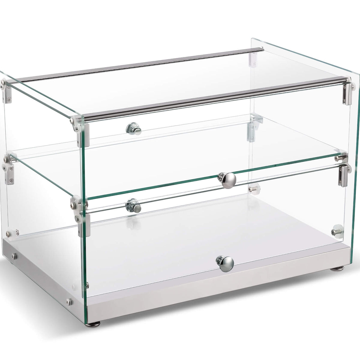 Empire Flat Glass Countertop Display Case – Ambient Commercial Showcas ...