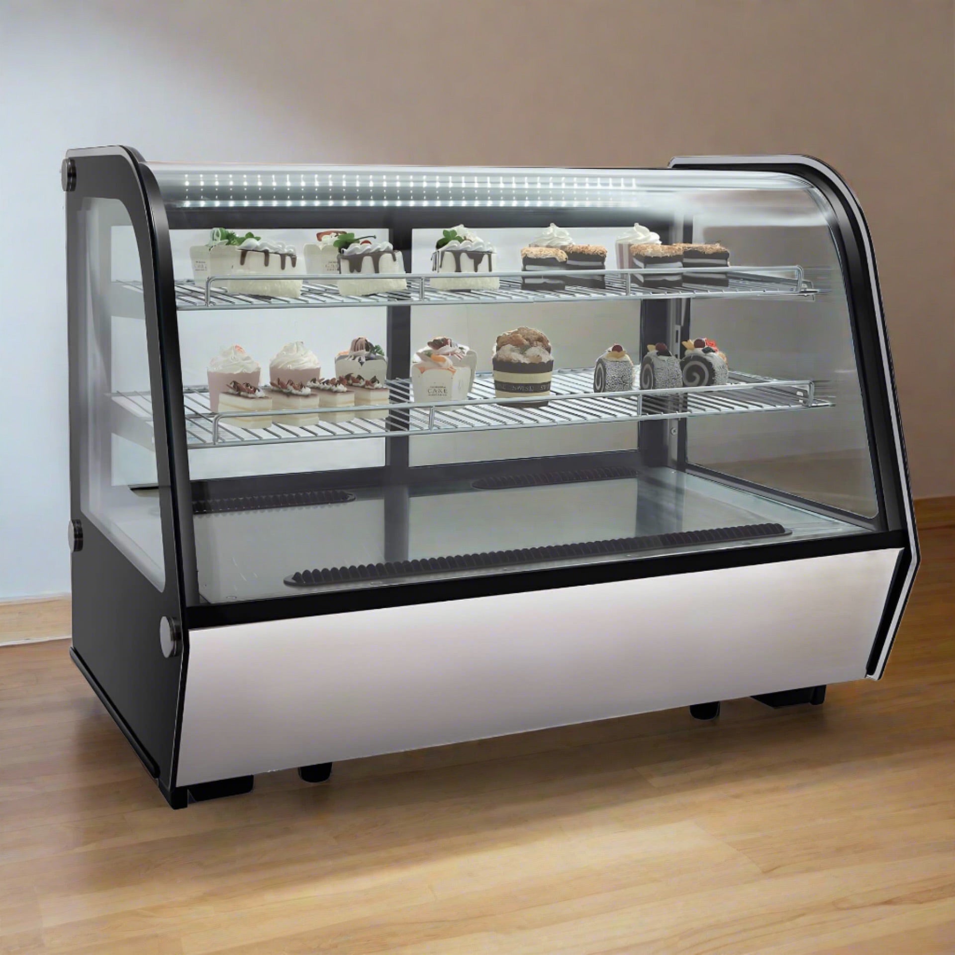 Empire Refrigerated Countertop Food Deli Cake Display Chiller 160 Litr ...