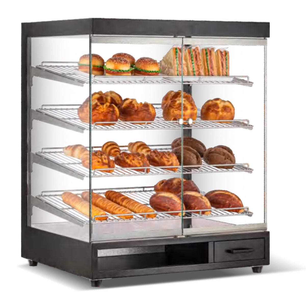 Empire Flat Glass Countertop Display Case 555mm Wide - EMP-Z318-C ...