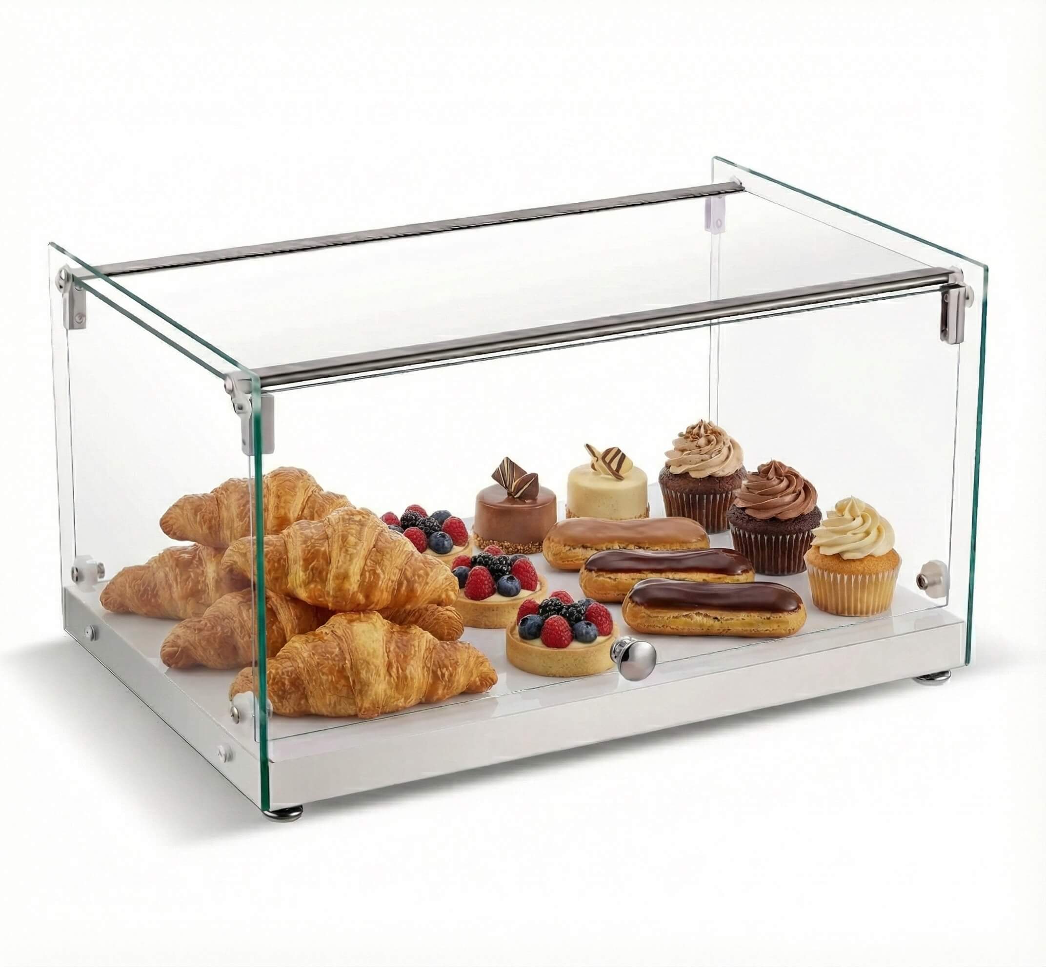 Empire Flat Glass Countertop Display Case – Ambient Commercial Showcas ...