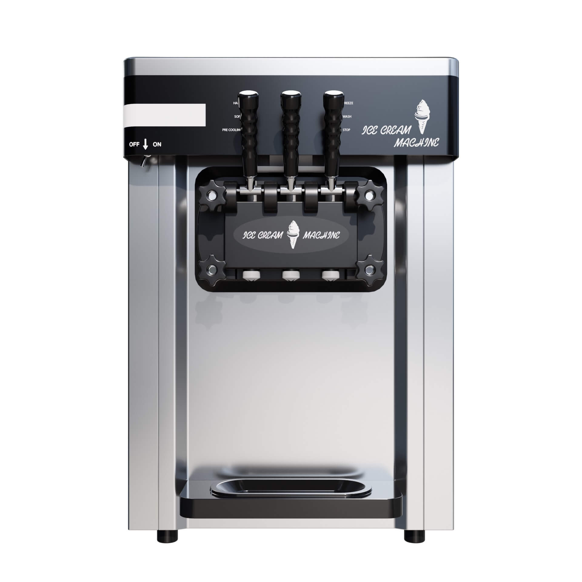 Empire Ice Cream Machine Counter Top 25 Litre - 2 x 12.5L - Commercial ...