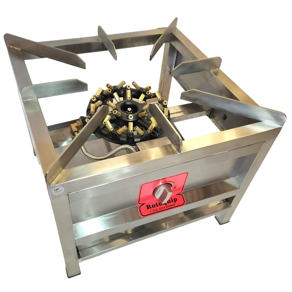 Rotoquip Heavy Duty Indian Stock Pot Gas Stove 32 Jet Burner - SPC-32 ...