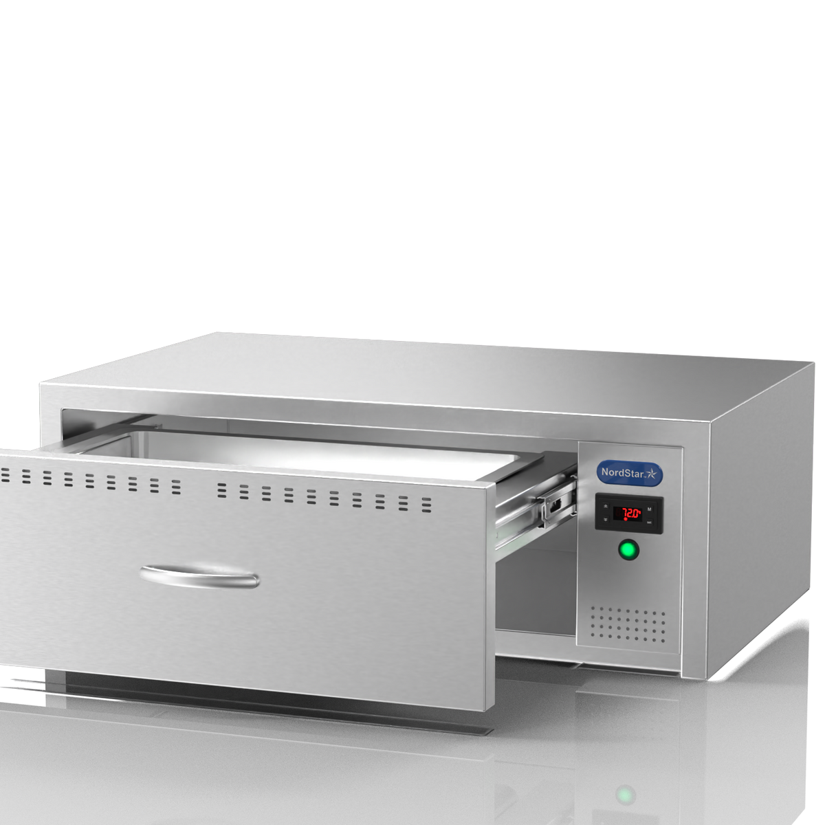 Nordstar Food Warming Drawer - Commercial Hot Holding 1 Drawer Unit Dr ...
