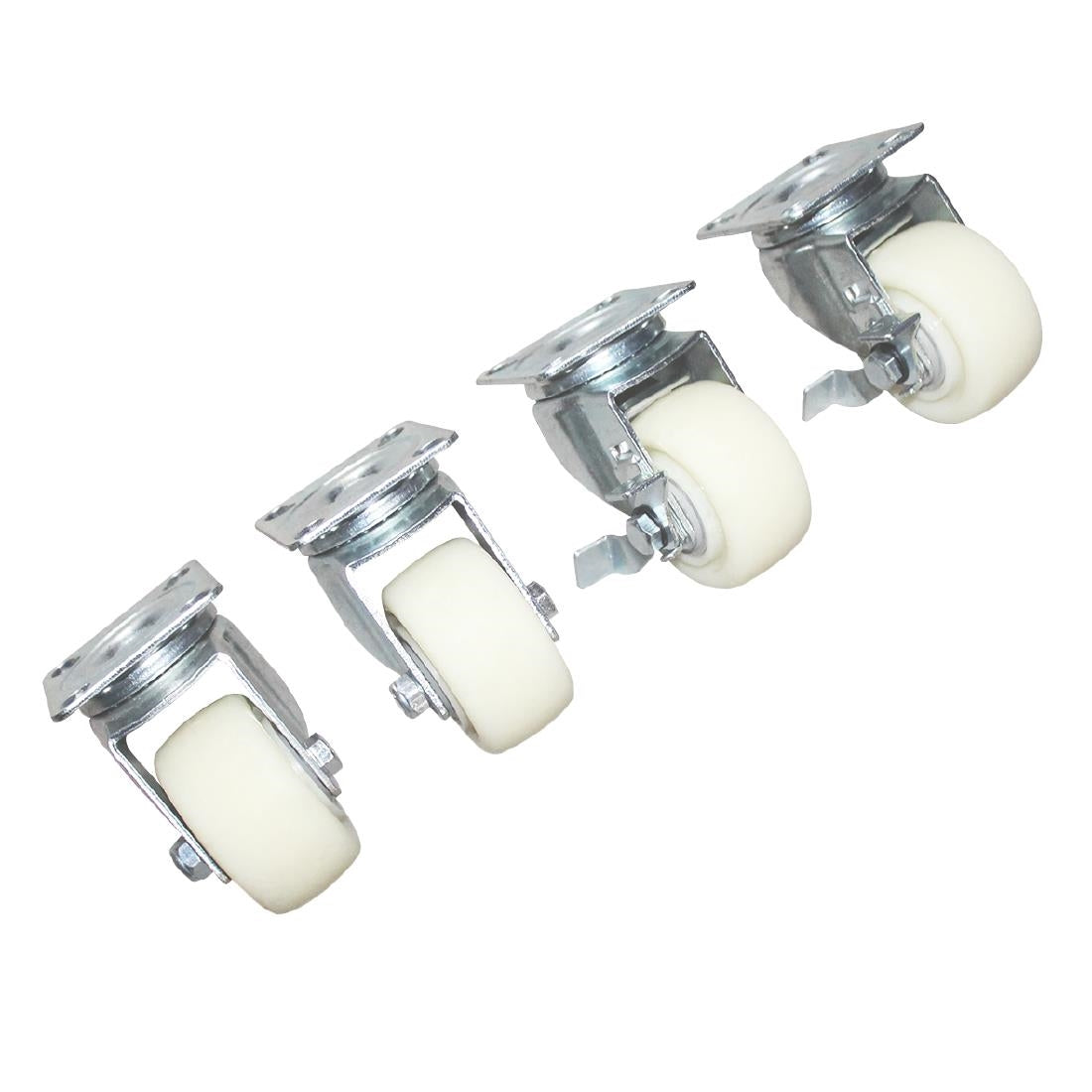 Polar Standard and Braked Castors (Set of 4) - AK068 – Empire Supplies