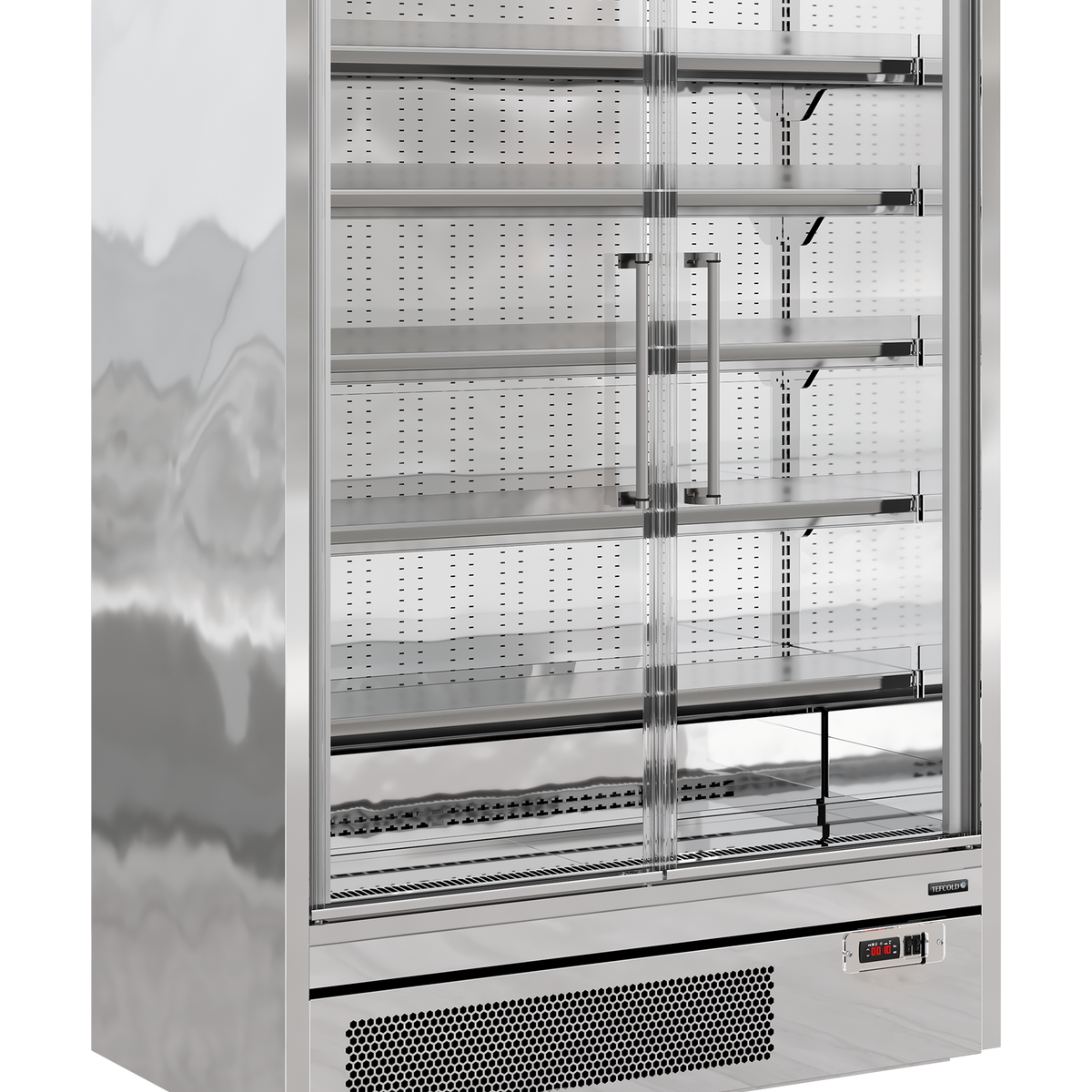 Tefcold Multideck With Doors - Galaxy+ GP14FGD SS – Empire Supplies