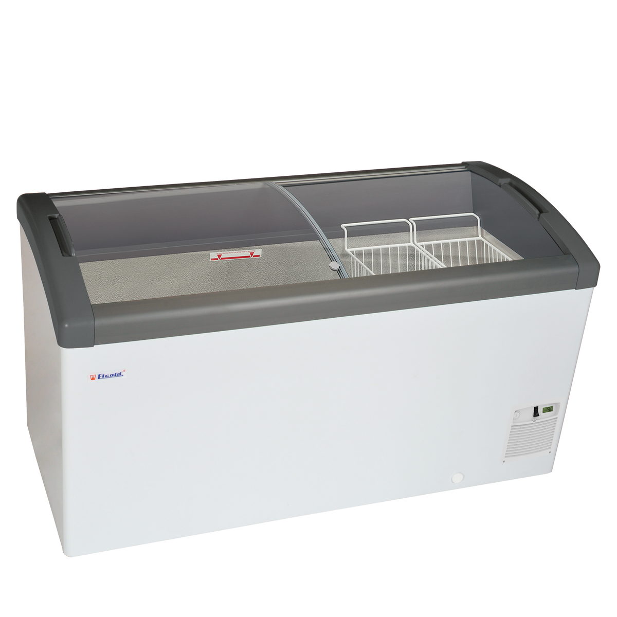 Elcold Sliding Curved Glass Lid Chest Freezer - FOCUS 151 (ECO DESIGN ...