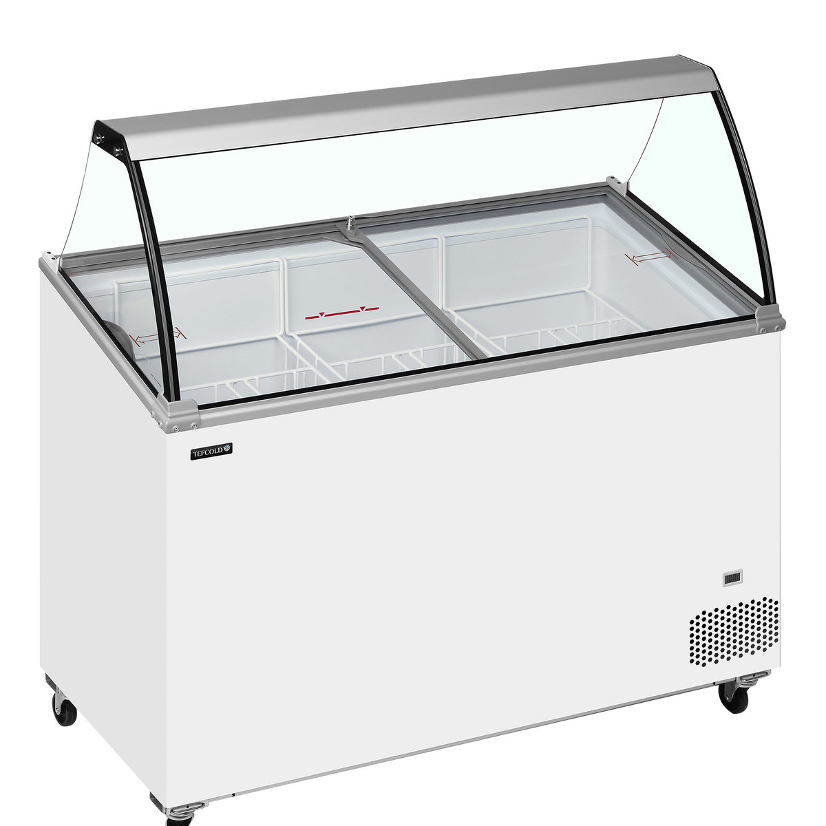 Tefcold Scoop Ice Cream Display - IC401SCE + CANOPY – Empire Supplies