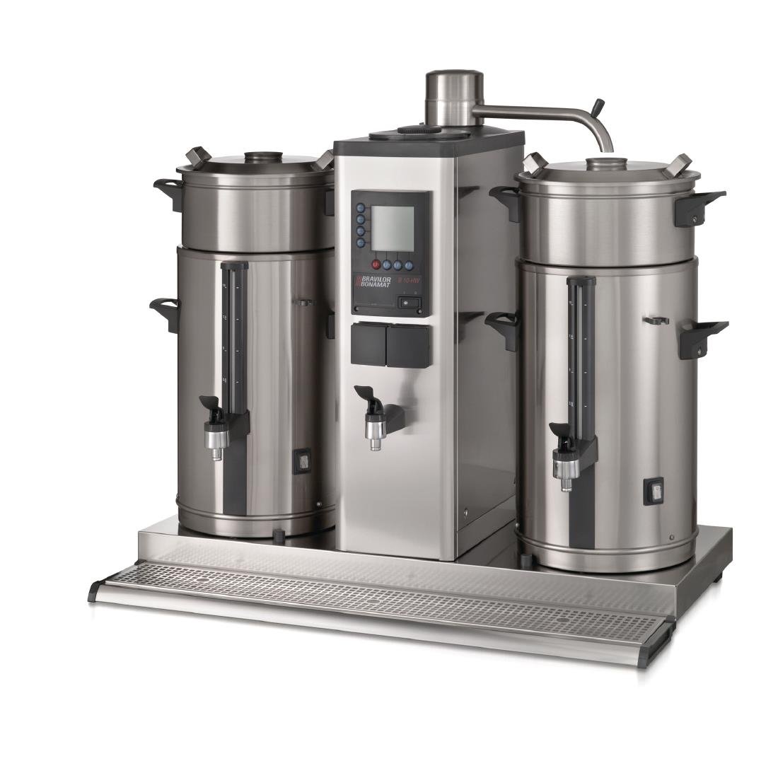Bravilor B10 HW5 Bulk Coffee Brewer with 2x10Ltr Coffee Urns and Hot W ...