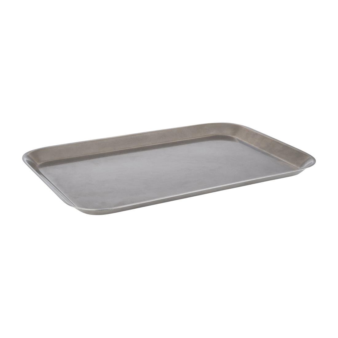 APS Vintage Stainless Steel Serving Tray 380(L)x265(W)mm - FE972 ...