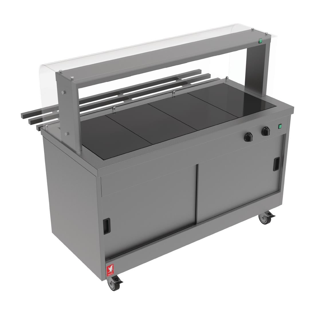 Falcon Hot Cupboard Servery Counter FC4-ST - FS023 – Empire Supplies