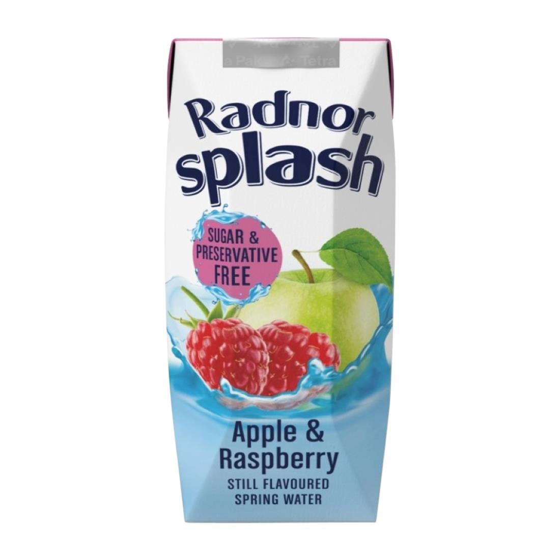 Radnor Splash Tetra Apple & Raspberry 250ml (Pack of 24) - HP972 ...