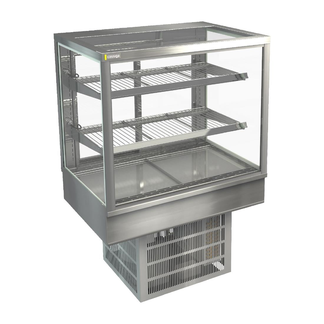 Cossiga Tower STG Refrigerated Drop-in Display w/Solid Front Glass & R ...
