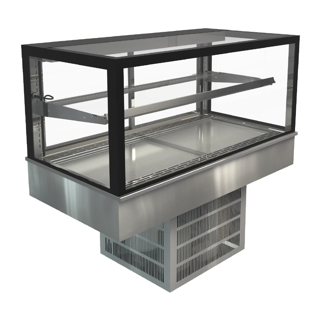 Cossiga Tower GOG Refrigerated Frameless Glass Countertop Display 1200 ...