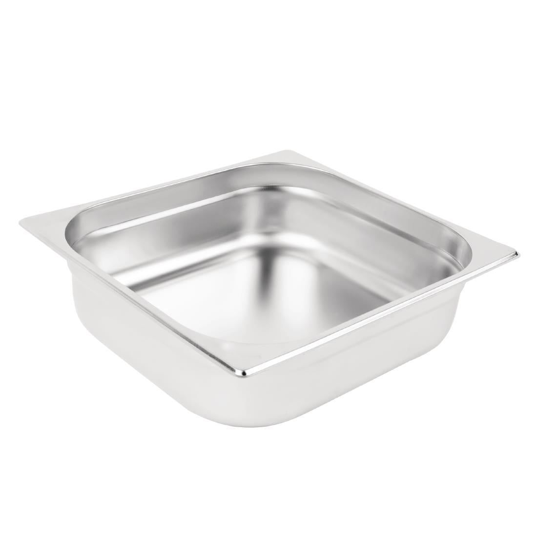Vogue Stainless Steel 2/3 Gastronorm Tray 100mm - K812 – Empire Supplies
