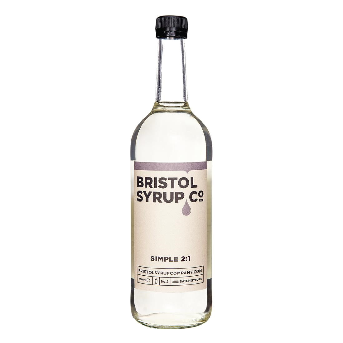 Bristol Syrup Co. No.2 Simple Syrup 2:1 750ml - KA221 – Empire Supplies