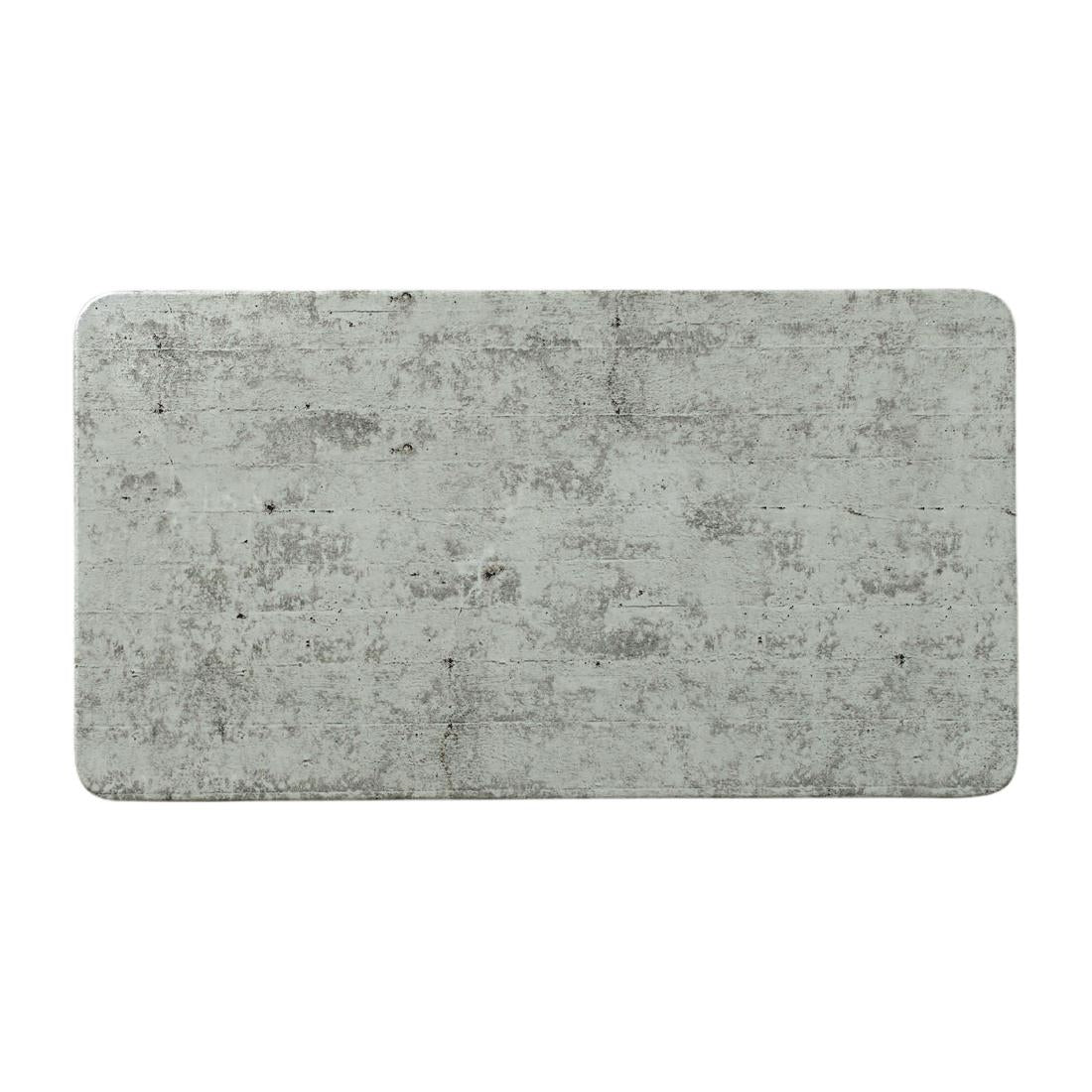 Steelite Concrete Rectangular Melamine Platters GN 1/3 (Pack of 3) - V ...
