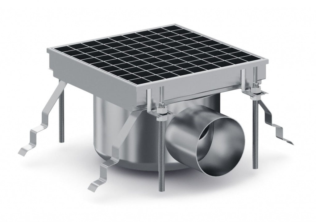 Empire Kitchen Drainage Floor Gully and Grid Fixed Horizontal 300 x 30 ...