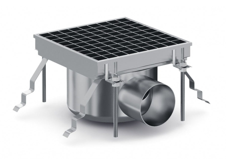 Empire Kitchen Drainage Floor Gully and Grid Fixed Horizontal 300 x 30 ...