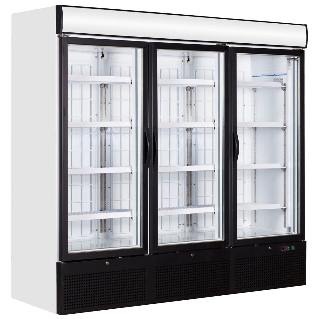 Tefcold Triple Glass Door Upright Display Fridge Merchandiser - NC7500G ...