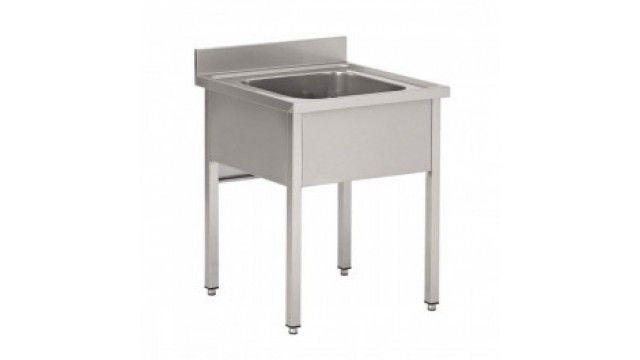 Combisteel 700 Stainless Steel Single Bowl Sink Flat Pack 700mm Wide ...