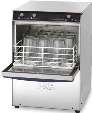 DC Standard Range SG35D Glasswasher with Drain Pump 350mm Rack 14 Pint ...