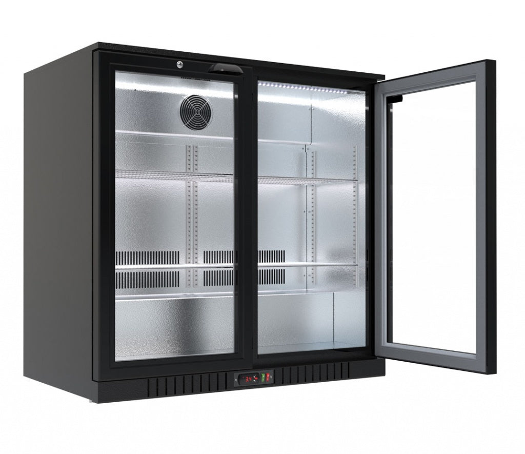 Empire Double Door 208L Bottle Cooler – Hinged Door Commercial Back Ba ...